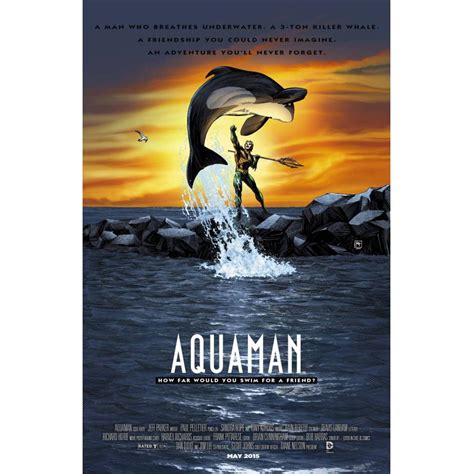 AQUAMAN 40 MOVIE POSTER VAR ED LCB Smallville Comics
