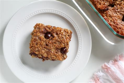 Banana Chocolate Chip Baked Oatmeal To Taste