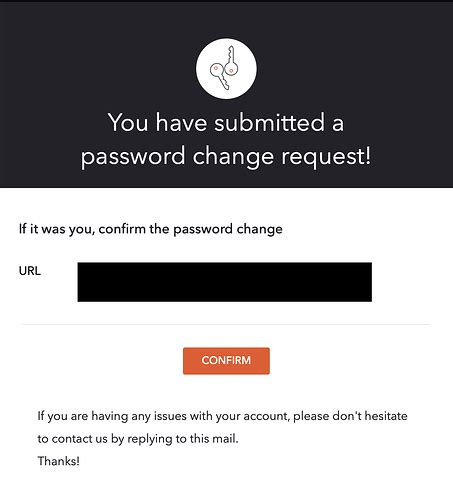 Reset Change Password Email Template Auth Community