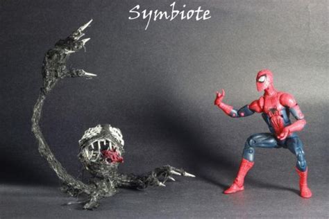 Symbiote Spider Man Custom Action Figure