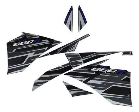 Sticker Lbm Serigrafia XT 660R 2015 A 2018 Preta MercadoLibre