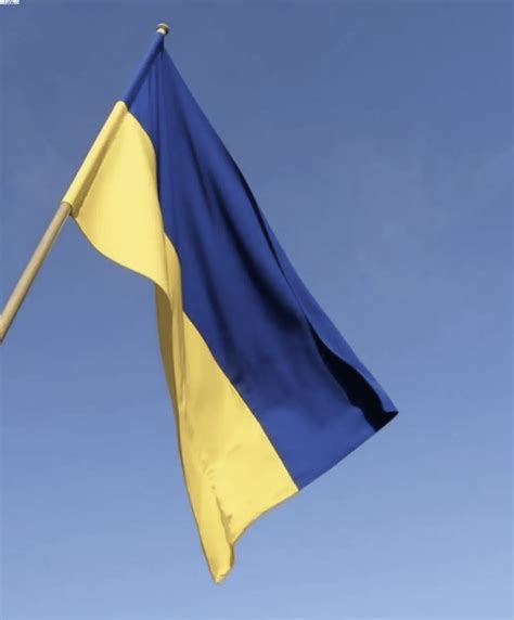 Прапор Україна державний великий жовто синій 140х90 см нейлон з