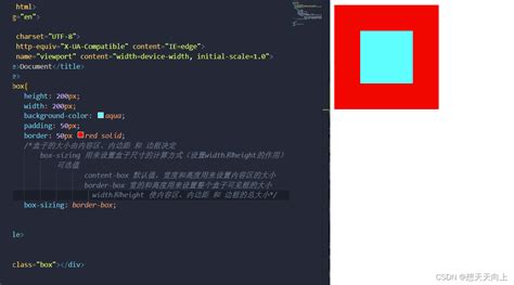 css 盒子模型 csdn博客