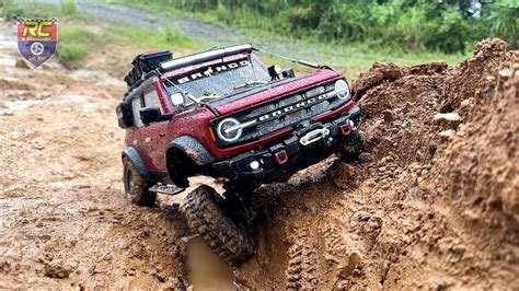 Scale RC Car TRAXXAS TRX Ford NEW Bronco Off Road Driving X RC Car ASMR YouTube