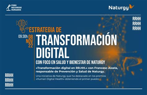 Estrategia de transformación digital naturgy Foro Recursos Humanos RRHH