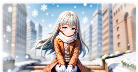 オリジナル 雪の降る街で03 しらせえすのイラスト Pixiv