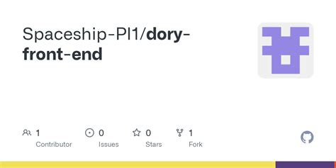 Github Spaceship Pi Dory Front End