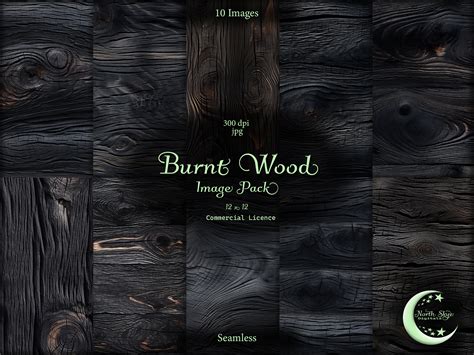 Burnt Wood Digital Paper Seamless Pattern Instant Download