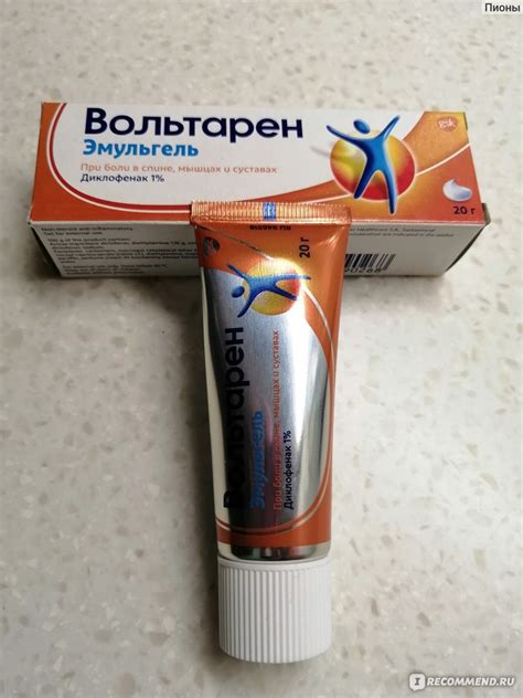 Гель Novartis Вольтарен Эмульгель (гель для наружного применения ...