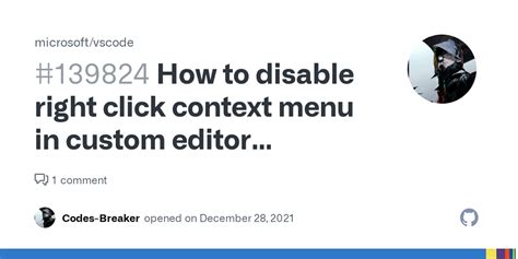 How To Disable Right Click Context Menu In Custom Editor Extension Copy Paste Cut Issue