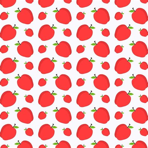 Premium Vector Apple Pattern Design Colorful Abstract Vector Illustration Background