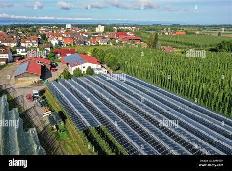 Kressbronn Germany 02nd Aug 2022 Drone Image Of An Agro