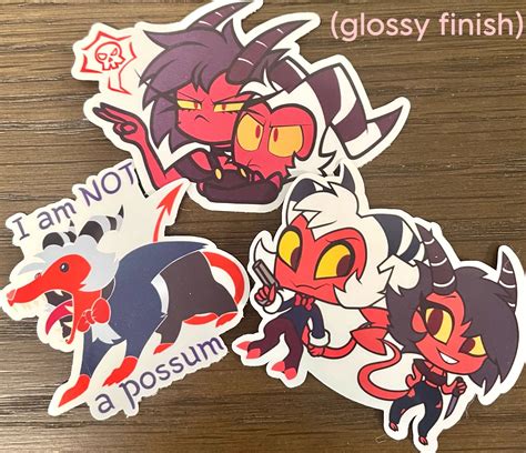Helluva Boss Stickers Etsy