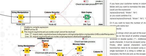 String Manipulation Does Work Only From Job Exe Knime Server Knime