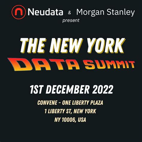 Neudata On Linkedin New York Data Summit 2022
