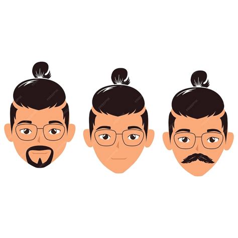 Premium Vector Man Face Cartoon Characters Cartoon Shocked Male