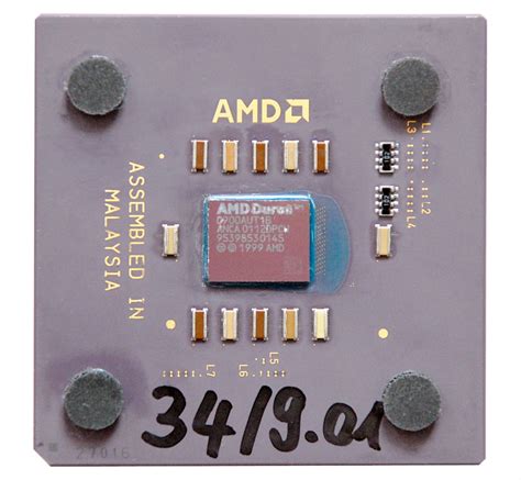 Amd Duron Cpu Museum Museum Of Microprocessors And Die Photography
