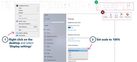 Change Display Scale To To Avoid A Collapsed Toolbar Next