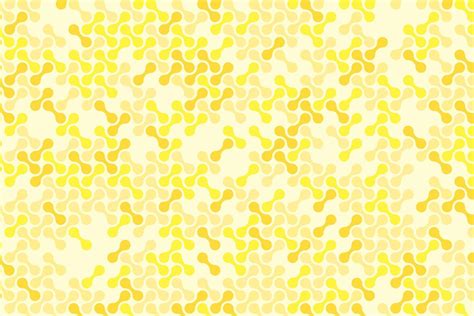 Pattern With Geometric Elements In Yellow Tones Abstract Background