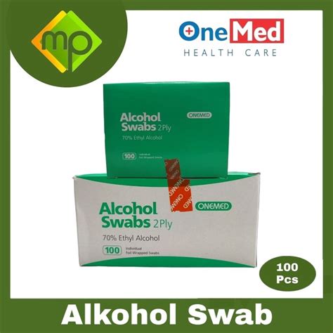 Jual Tissu Alkohol Alkohol Swab Onemed Tisu Basah Alkohol Shopee