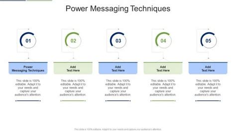 Power Messaging Techniques Powerpoint Presentation And Slides Ppt