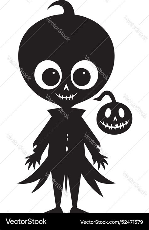 Ghoulishly Glamorous Ghost Cute Halloween Icon Vector Image