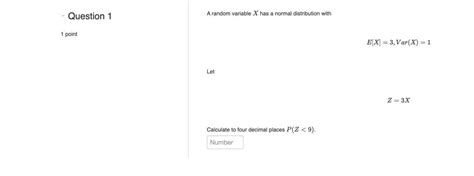 solved a random variable x has a normal distribution with