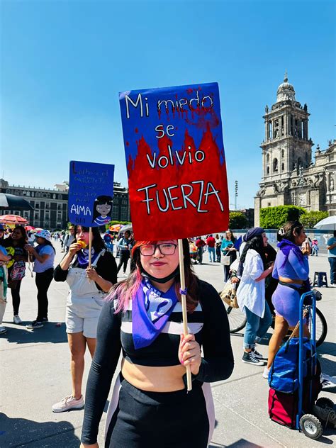 GalerÍamujeres Alzan La Voz Este 8m En Cdmx Soy Coyoacanense