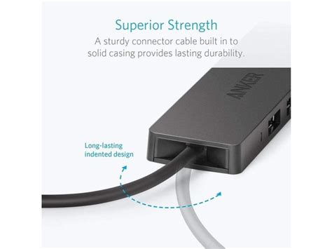 Anker Ultra Slim 4 Port Usb 3 0 Data Hub Stacksocial