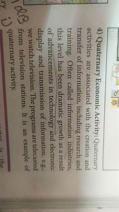 4 Quaternary Economic Activity Quaternary Activities Are Associated Wit