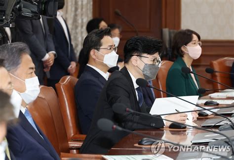 임시 국무회의 참석한 한동훈 장관 연합뉴스