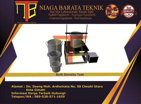 Jual Bulk Density Test Standar Bulk Density Test Set Kota Cimahi Niaga Barata Teknik Tokopedia