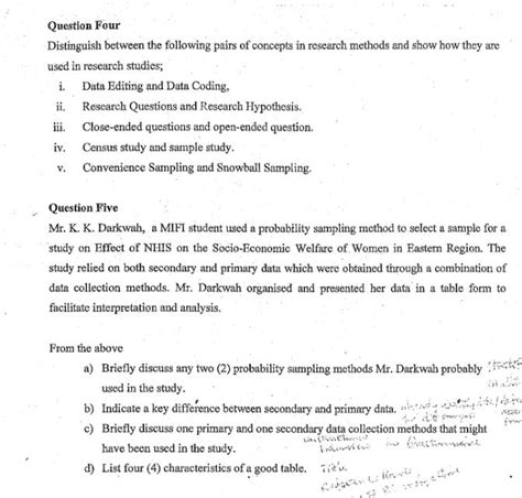 Solved Question Four Distinguish Between The Following Pairs