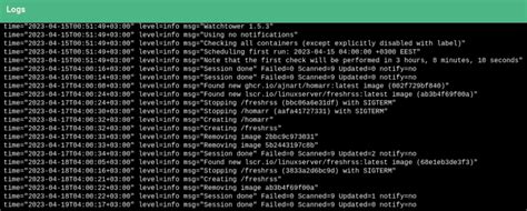 Watchtower Automatically Update Docker Container Images
