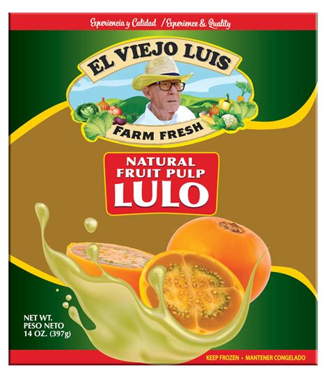 Lulo Natural Fruit Pulp El Viejo Luis