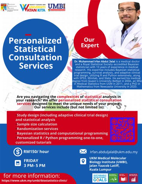 Biostatistics Clinic Ukm Medical Molecular Biology Institute