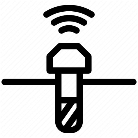 Iot Probe Wireless Measurement Wireless Probe Wireless Sensor Icon