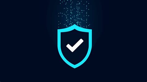 Firewall Cyber Defense Shield Technology Stock Motion Graphics Sbv