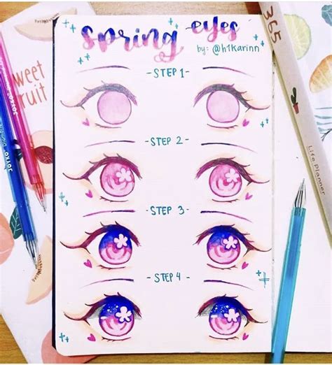 5000 Drawing Cute Eyes Step By Step Tutorial For Beginners