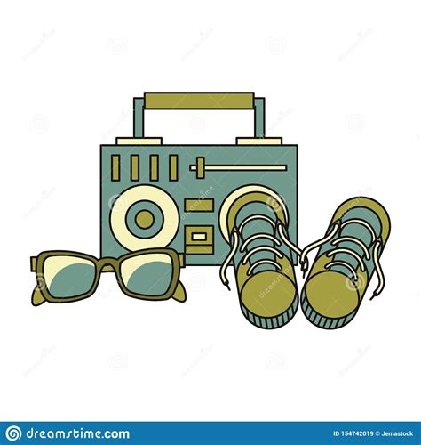 Accessories For Tourism And Vacations Stock Vector Illustration Of