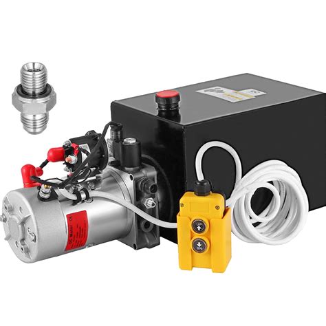 Buy VEVOR Hydraulic Pump Quart Hydraulic Power Unit Single Acting Hydraulic Power Unit With