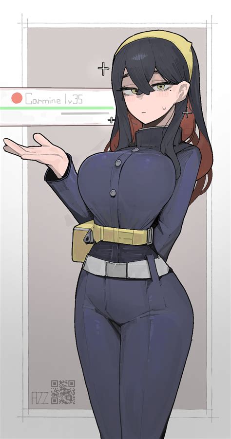 Azz0422 Carmine Pokemon Nintendo Pokemon Pokemon Sv Highres 1girl Arm Behind Back