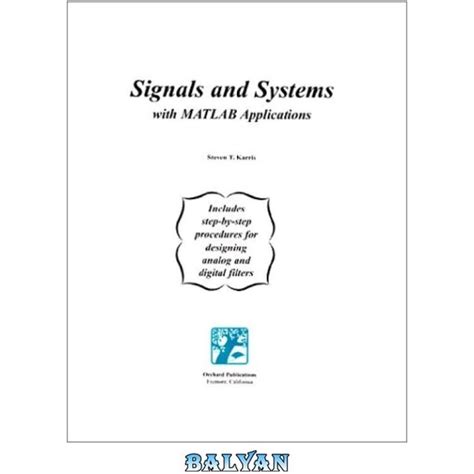 خرید و قیمت دانلود کتاب signals and systems with matlab applications ترب