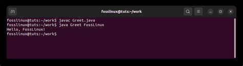 How To Compile And Run Java From Command Line In Linux
