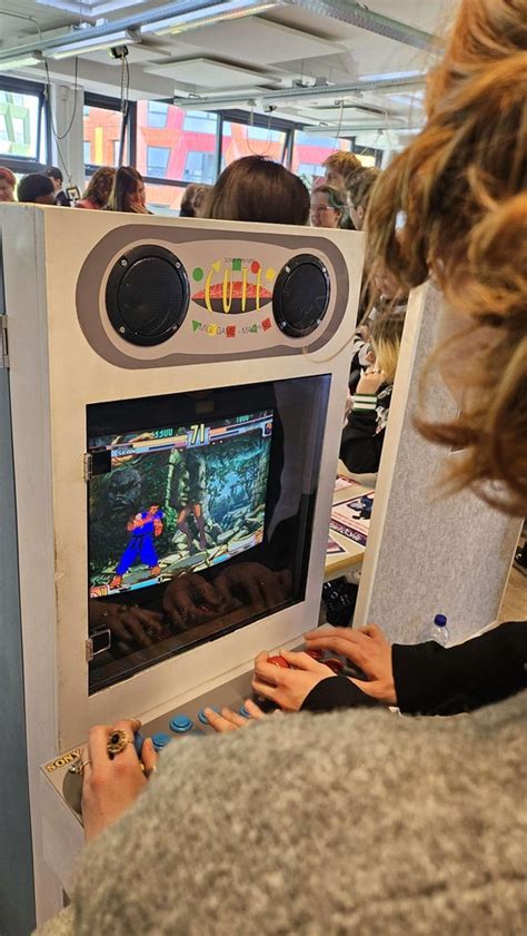 Sony Pvm Mini Cute Arduino And Laptop Powered Arcade Cabinet With