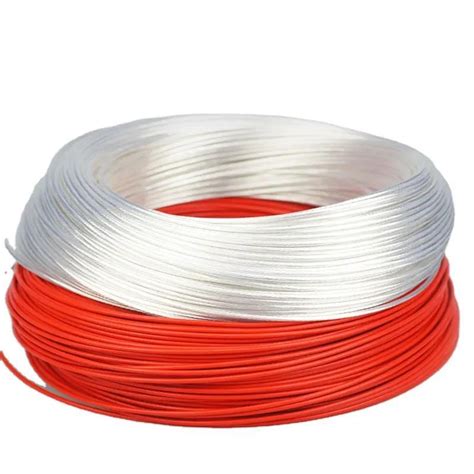 Tinned Copper Silver Conductor PTFE Coated Insulated High Temperature