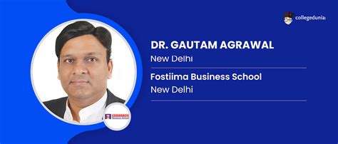 fostiima business school dr gautam agrawal assistant professor