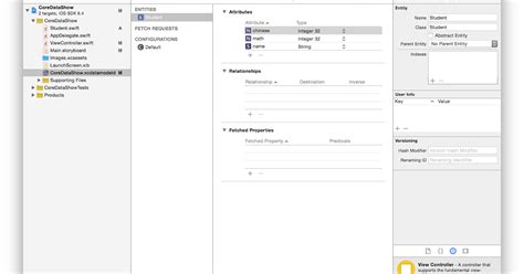 Yuans Blogger Swift 讀取 Coredata 資料庫時避免 Unable To Load Class Named Productmodulename For