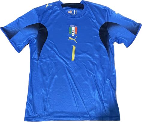 Gianluigi Buffon Signed Italy World Cup Winners 2006 Jersey Beckett Coa