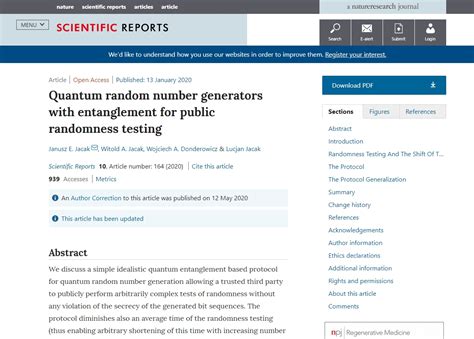Quantum Random Numbers Generators Qrng Seqre